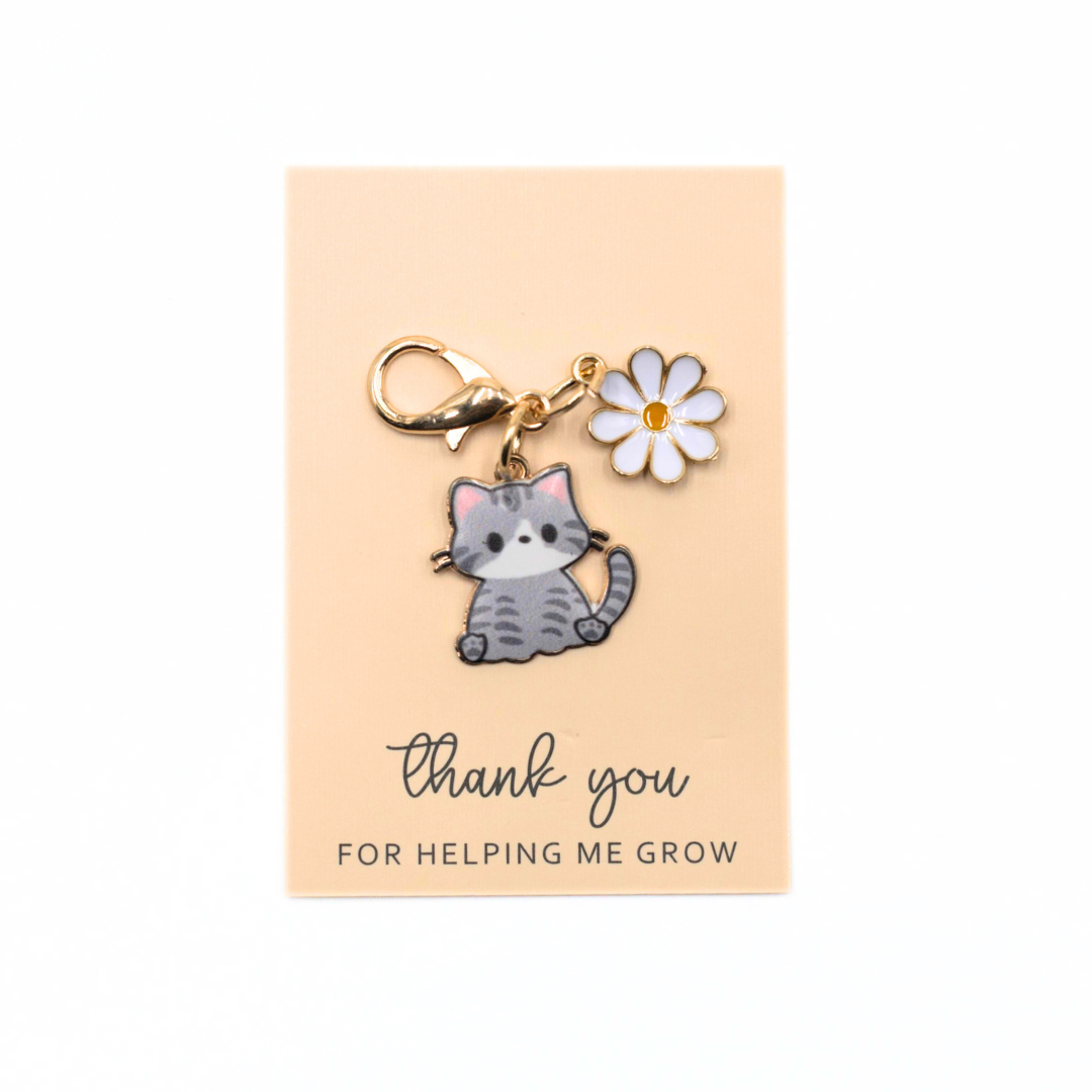 Cute Cat Key Ring – The Papery