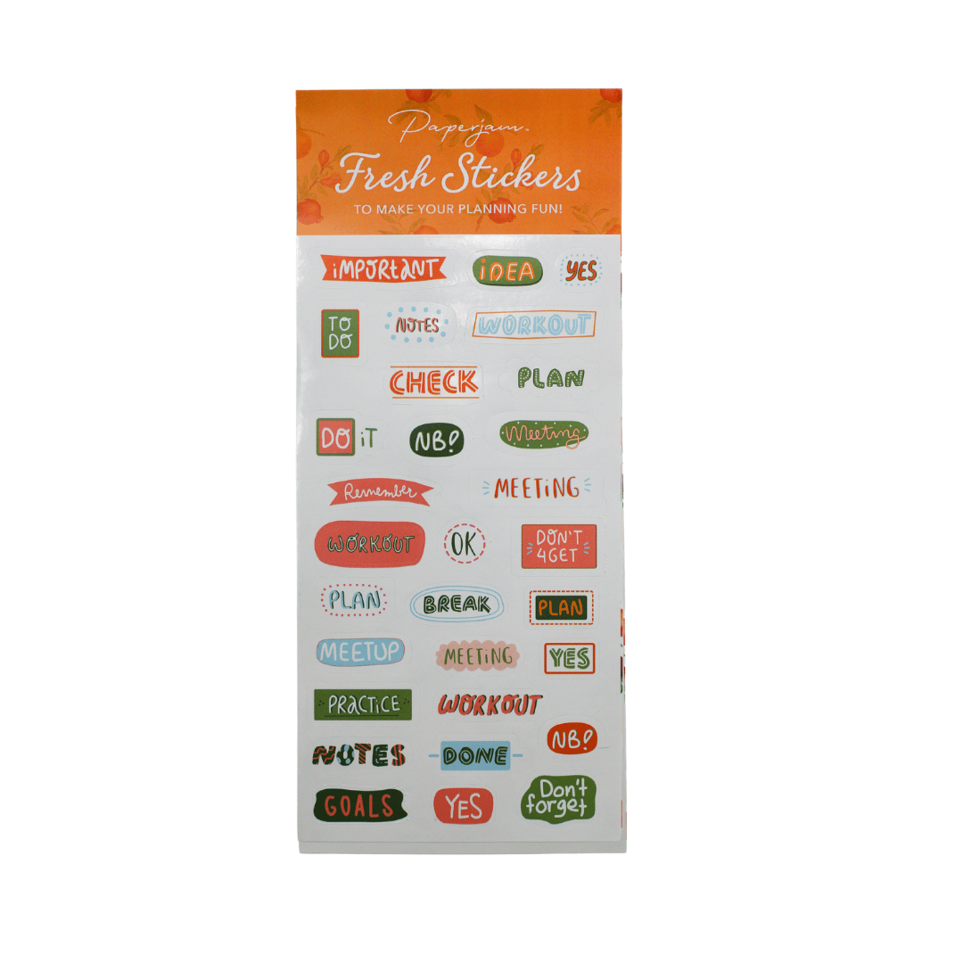 Fresh Start Sticker Pack – The Papery