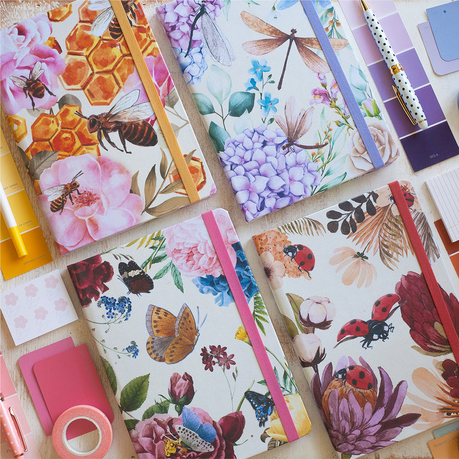 Insects A5 Hard Cover Journal – The Papery