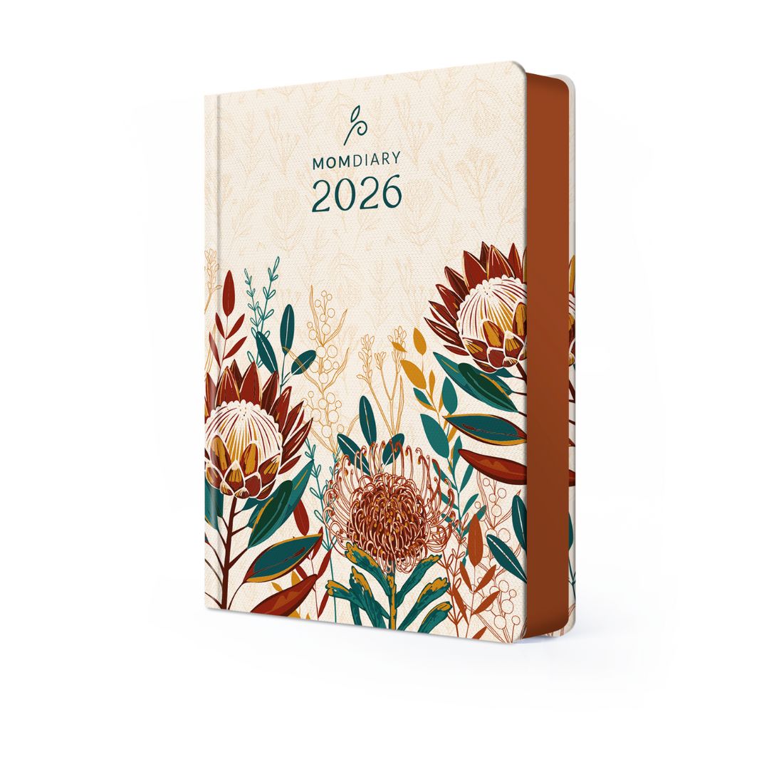 MOM Diary 2026 – Beautiful High Quality A5 Hardcover Diary – The Papery