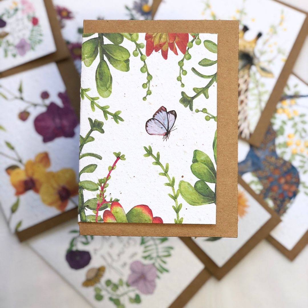 Seed Paper Greeting Cards – The Papery