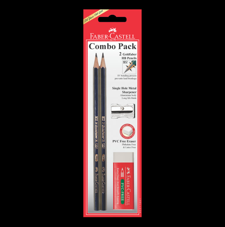Faber-Castell GoldFaber HB Pencil Combo Pack – The Papery